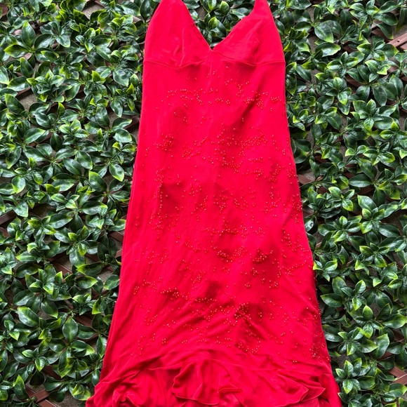 celo | Dresses | Chic Backless Red Dress | Poshmark